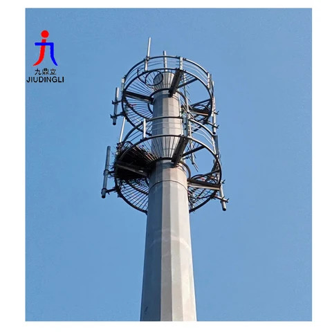 Buy Tubular Steel Pole Telecommunication Mast Monopole Antenna ...