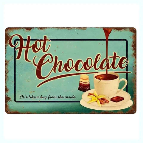 Buy Vintage Wall Decor Sign Customizable Sign Retro Metal Poster Tin ...