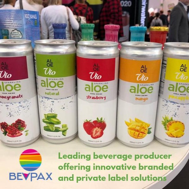 Buy Vio Aloe Vera Infused Sparkling Water Beverage - Carbonated Drinks ...