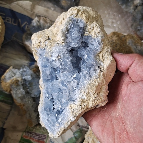 Buy Wholesale Beautiful Natural Rock Large Blue Celestite Geodes ...