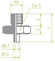 Buy Fitting - M3 - Ag from Morali Produktionstechnik GmbH, Germany ...