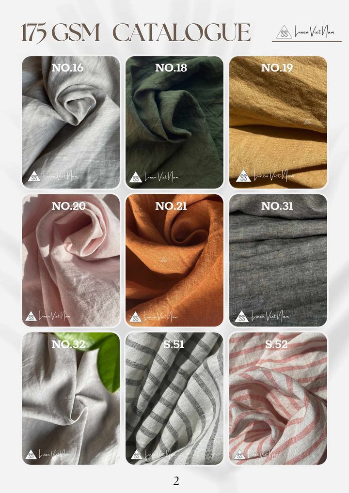 Buy Linen Fabrics 175 Gsm from LINEN VIET NAM COMPANY LIMITED, Vietnam ...