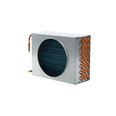 Buy Copper Tube Blue Fin Condenser With Fan Cover from Company ...