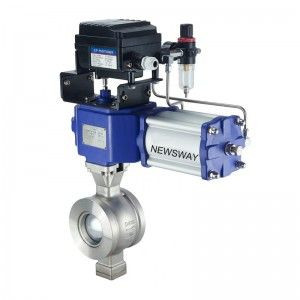 Buy Segment Ball Valve Manufacturer Wafer Flange 150lb from WENZHOU ...