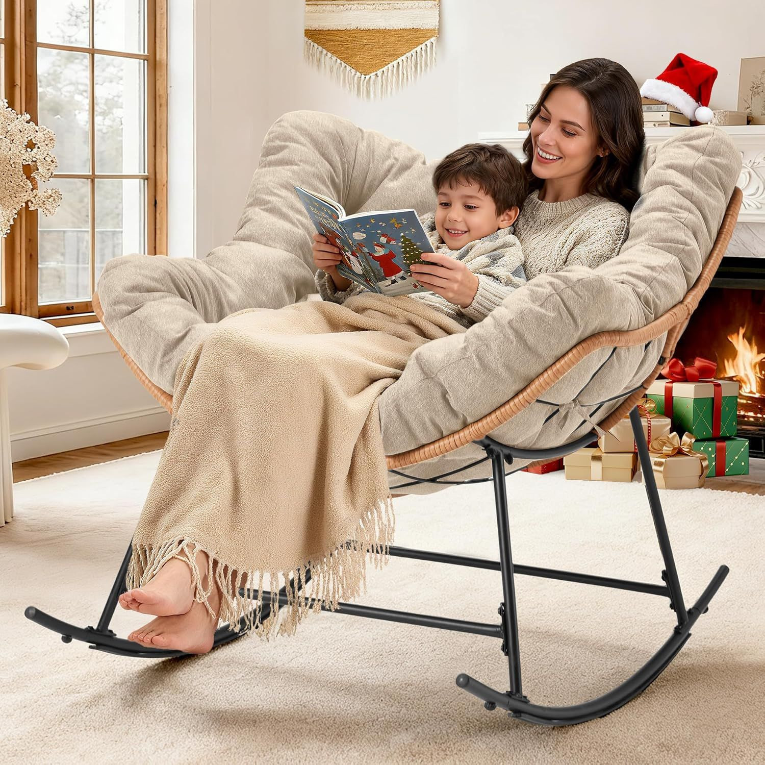 Buy Outdoor Furniture，indoor Rocking Chair，rattan Rocker For Patio ...