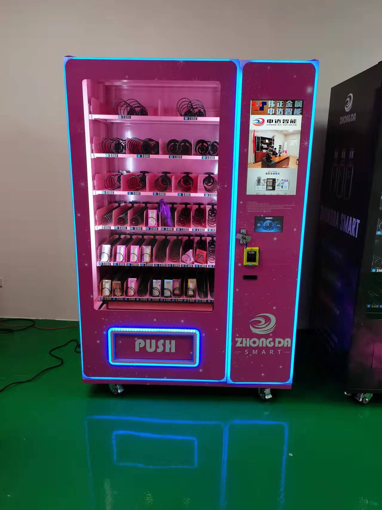 Buy Stand Alone Smart Automatic Vending Machine For Eyelashes And Lip ...