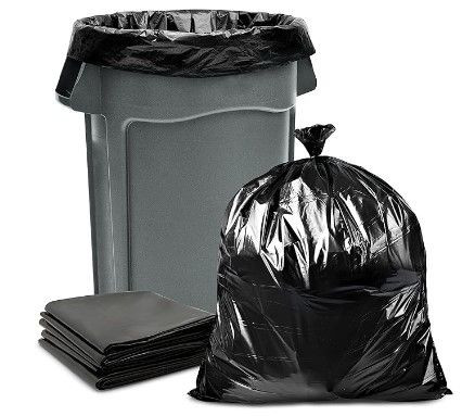 Buy Large Black Heavy Duty Garbage Bags - Which Also Fit 39 Gallon - 40 ...