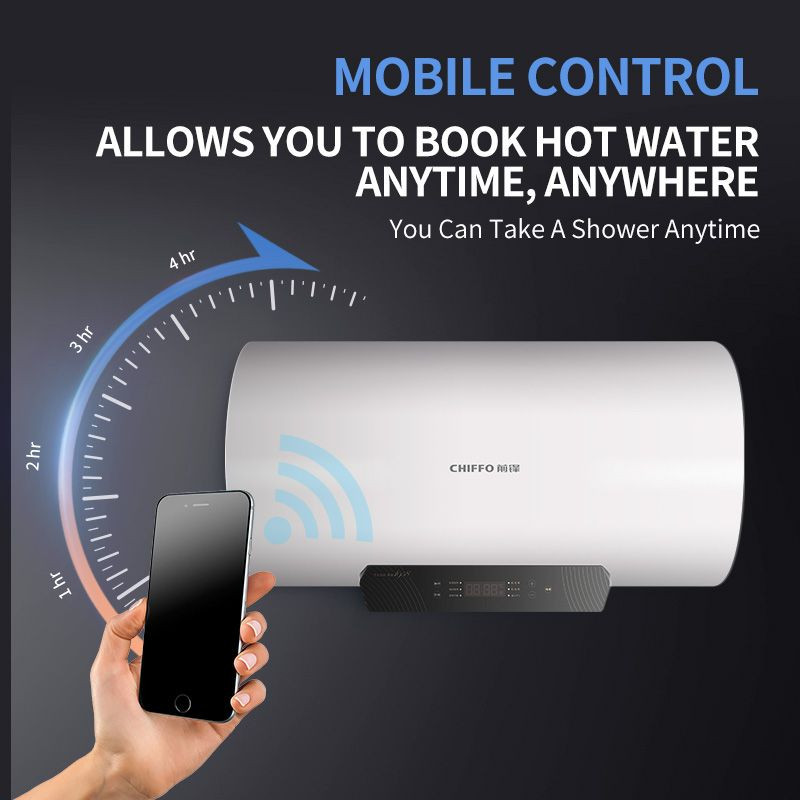 Buy Wifi Remote Control 50l Electric Water Heater With Us Plug Energy ...