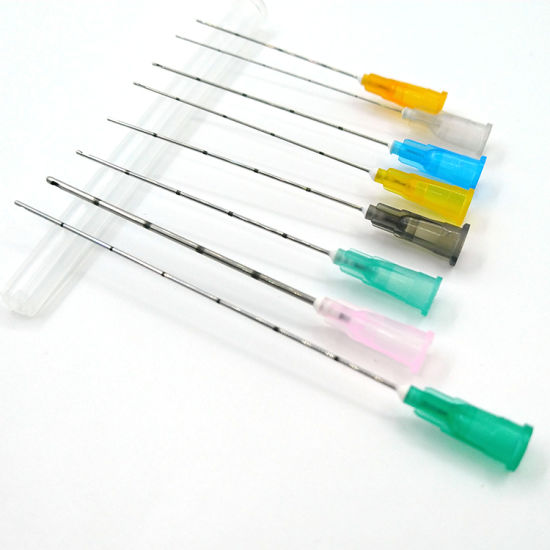 Buy Blunt Tip Types Of Micro Cannula Needle And Ha Filler Injection ...