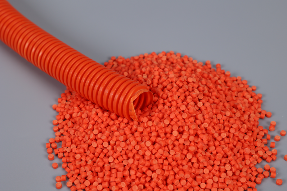 Buy Extrusion Rigid Pvc Corrugated Conduit Granules Pvc Compound For ...