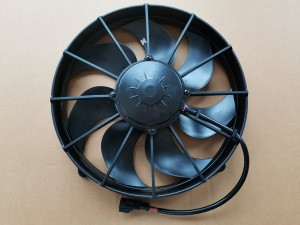 Buy 12 Inch 305mm Axial Flow Fans 12v/24v Dc Brush Radiator Condenser ...