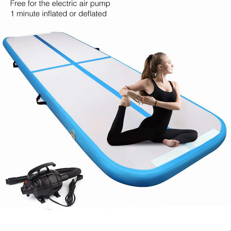 Buy 3m 4m 5m Air Track Inflatable Gymnastics Floor Trampoline Electric ...