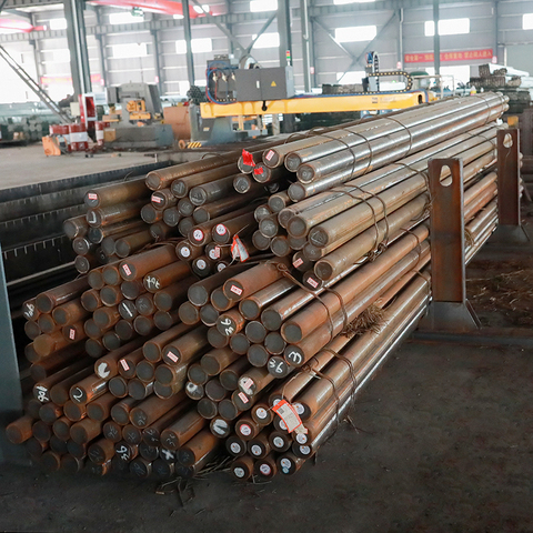 Buy A36 Q235b Ss400 Ss41 Black Iron Steel Rods Low Carbon Steel Solid ...