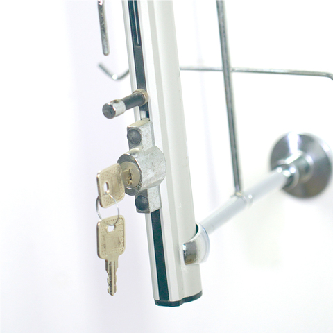 Buy Aluminum Alloy Lockable Wall Mount Display Rack Sunglasses Standing ...