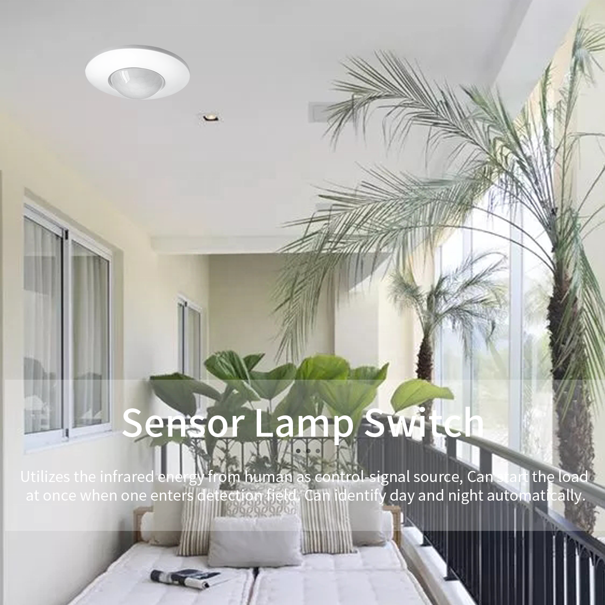 Buy Ceiling Surface Recessed Mounted Mini Pir Motion Sensor Human Body ...