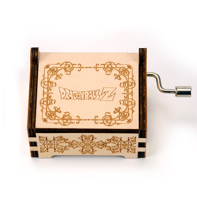 Buy Christmas Creative Hand Crank Cartoon Wooden Music Box For Kids As ...