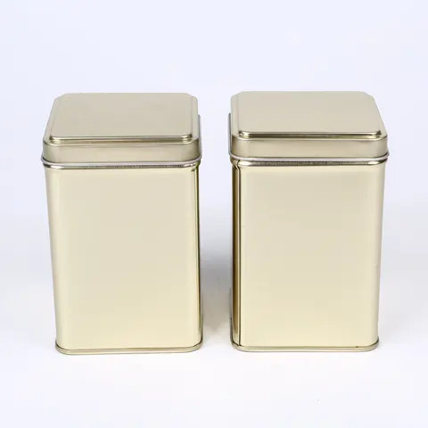 Buy Copper Tin Can Rectangle Tea Gift & Craft Container Manufacturers ...