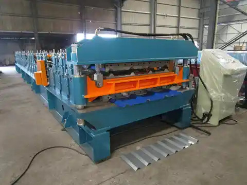 Buy Corrugated Double Layers Sheet Roll Forming Machine In China from ...