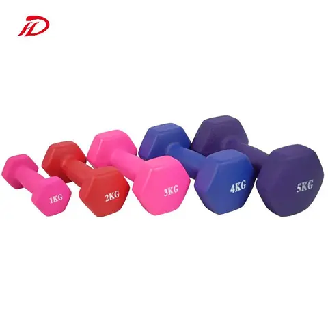 Buy Custom Colour Hex Dumbbell Set Iron And Neoprene Coated Gym ...
