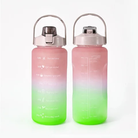 Buy Custom Service Colorful Tritan 1l/32oz Water Bottle With Motivational Time Marker from ...