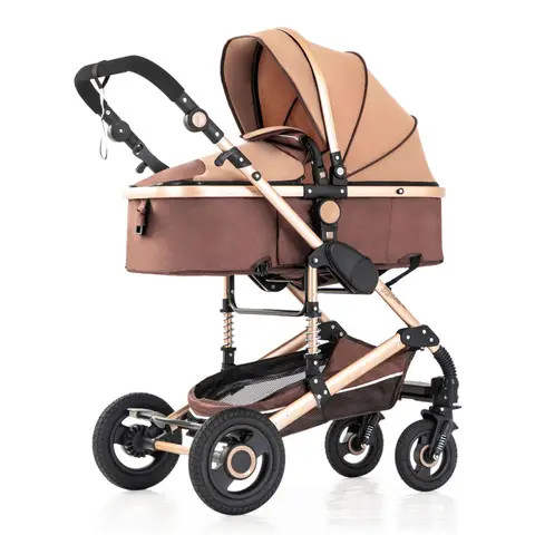 Buy Customized Logo Aluminum Frame Folding Baby Stroller With 360 ...