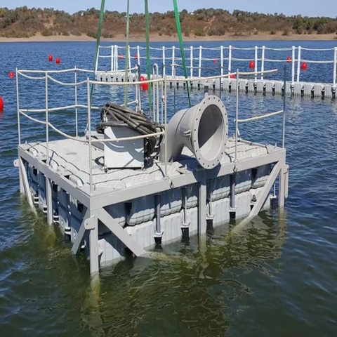 Buy Customized Modular Floating Pontoon Pump Bridge Seaside Pumping ...