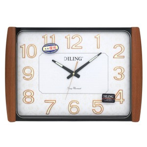 Buy Diling Best Square Luminous 3d Digital Big Wall Clock Battery ...