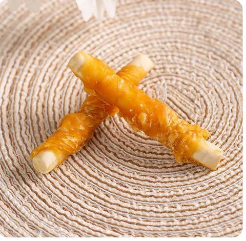 Buy Dog Snacks Treats Chicken Wrapped In Calcium Bone Sticks Dog ...