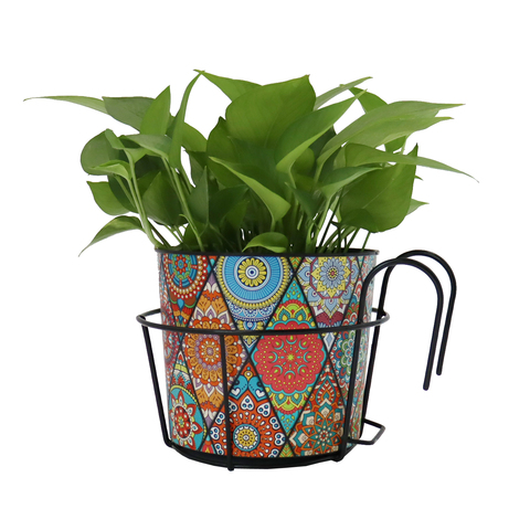 Buy Econo Unique Balcony Wall Mounted Decor Hanging Planter Basket ...