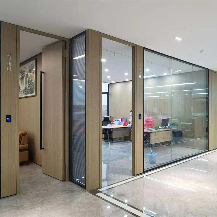 Buy Frameless Clear Transparent Glass Partition Wall Vertical Full View ...