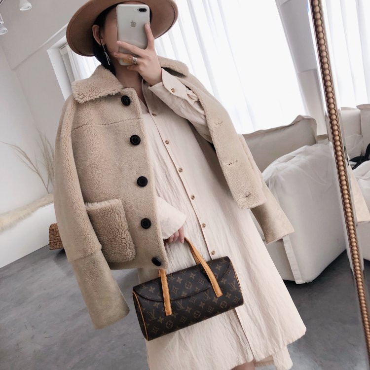 Buy Granulated Wool Sheep Shearer Dress Fashion Wool Autumn And Winter ...