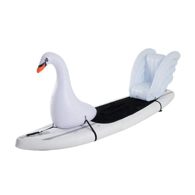 Buy Inflatable Rowing Boats With White Swan Head & Seat Surfboard For ...