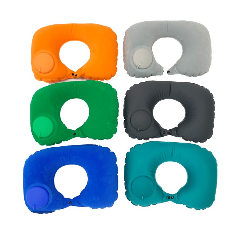 Buy Inflatable U-shaped Head Neck Pillow For Outdoor Indoor Camping ...