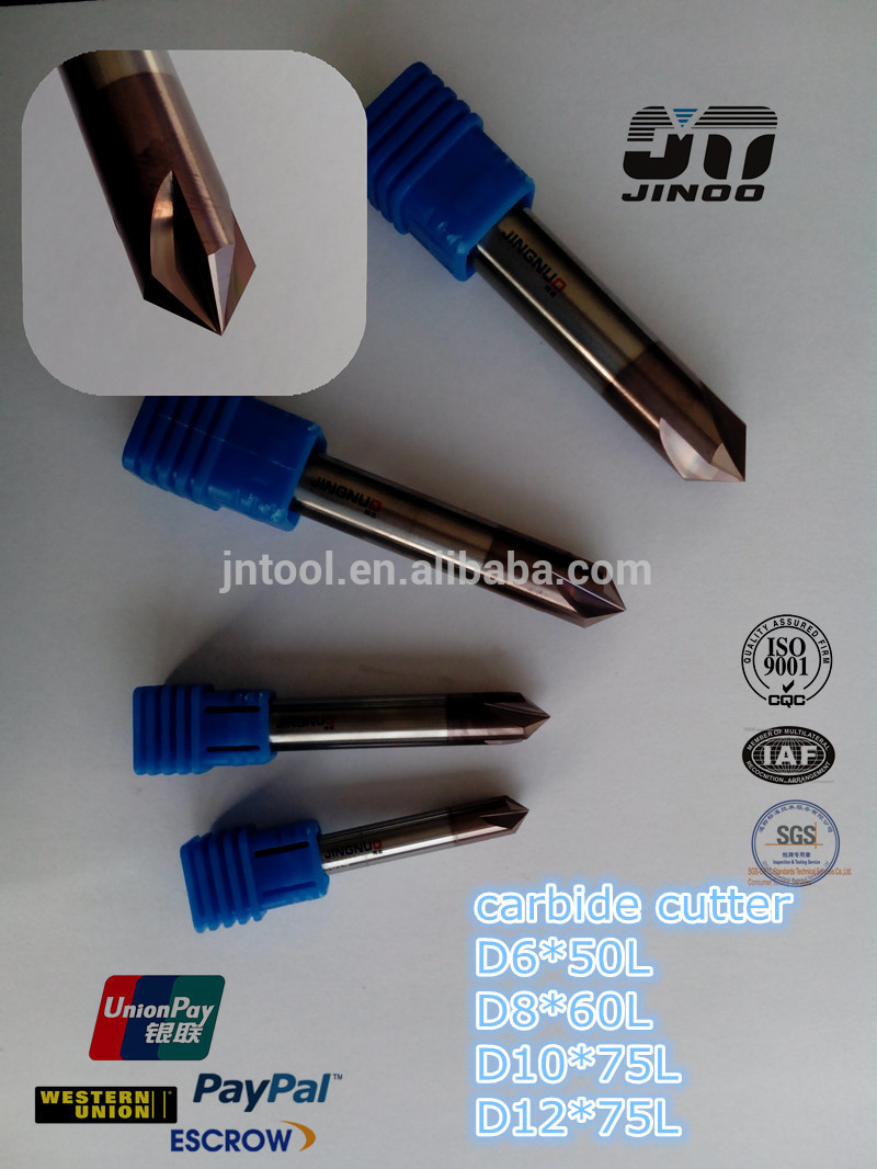 Jingnuo High Quality 45 Degree Chamfer End Mill, Carbide Chamfer End ...