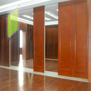 Buy Library Doors For Space Divider Wooden Folding Partition For ...