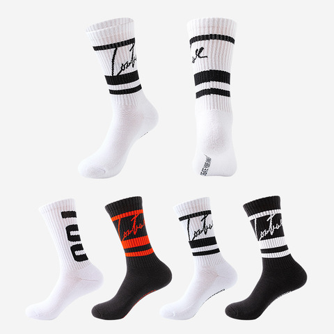 Buy Logo Athletic Men 100% Cotton Sock No Minimum Order Print ...