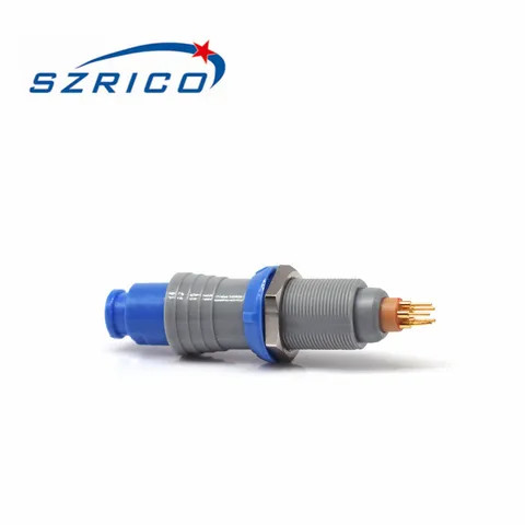 Buy M10 Connector 0 Degree P Series 0p Blue Waterproof Plastic Plate ...
