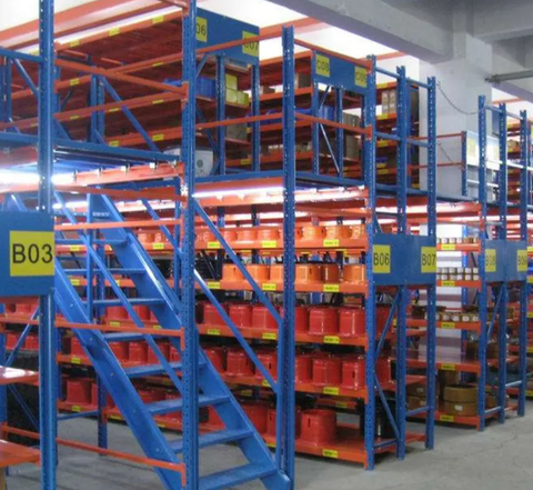 Buy Mezzanine Platform Ladder Storage Rack Loft Racking from Aceally ...