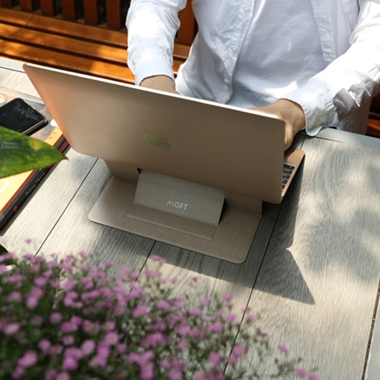 Buy Moft Portable Laptop Stand With Patent Space Grey Adhesive ...