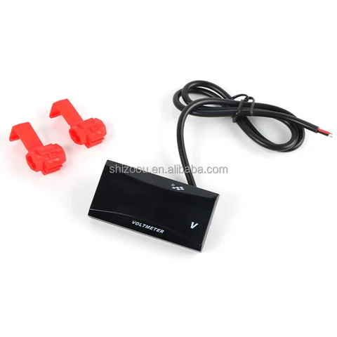 Buy Motorcycle Voltmeter Voltage Meter Led Voltmeter Digital Display ...