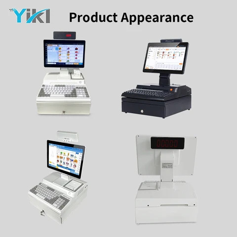 Buy New Arrival Pos System With Receipt Printing Drawer Keypad Located ...