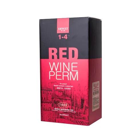 Buy New Product Natural Hair Perm 800ml*2 Red Wine Ecological Perm ...