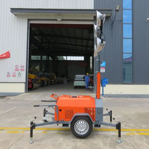 Buy Outdoor Telescopic Mobile Tower Light Diesel Generator Towersdirect ...