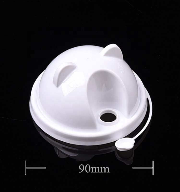 Buy Plastic Disposable 90mm Pp Injection Dome Lid Panda Lid For ...