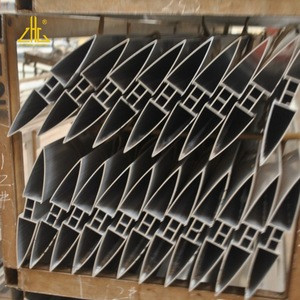 Buy Powder Coated Z Shape Aluminum Louver Blade Extrusion Profile For ...