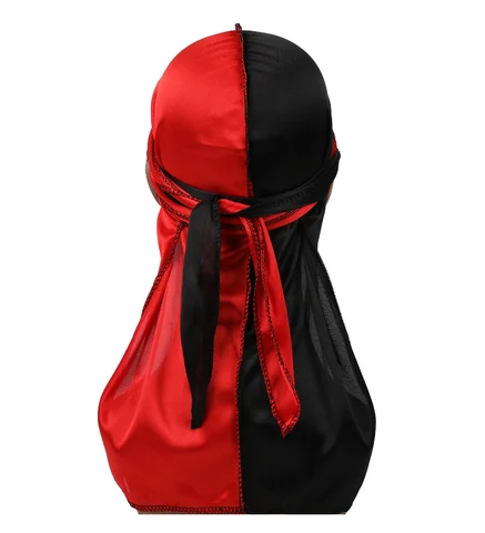 Buy Savings Spotlight Popular Silky Durag Two Tone Long Tail Du Rags ...