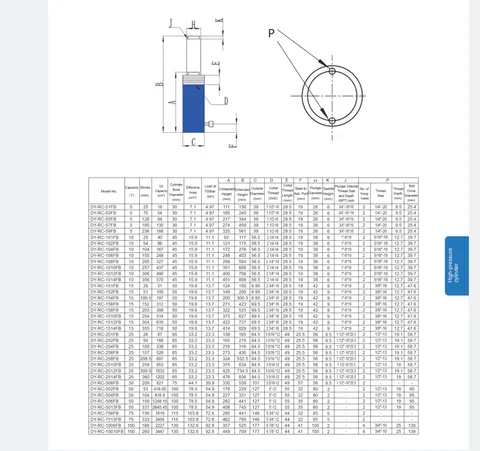 Buy Single Acting 12 Ton Hydraulic Ram Jack With Hollow Plunger ...