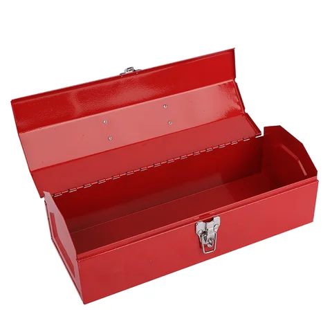 Buy Single Layer Red Portable Hardware Storage Box Thickened Tool Box ...