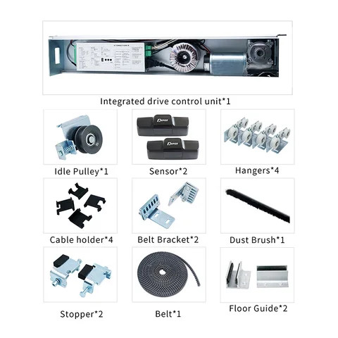 Buy Smart Sensor Door Commercial Automatic Glass Sliding Door System ...