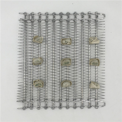 Buy Ss201/ Ss304 Stainless Steel Spiral Grid Belt Conveyor Belt For ...
